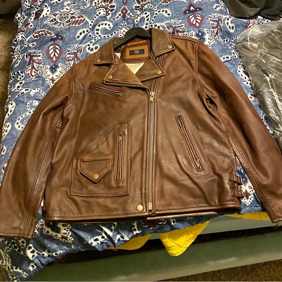 Frye | Jackets & Coats | Womens Frye Leather Coat Worn Once | Poshmark